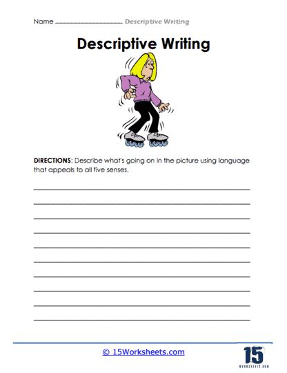Descriptive Writing Grade 5 Worksheet 1 Teaching Descriptive