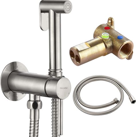 Hisenlin Bidet Sprayer For Toilet Warm Water With Hot And Cold Brass