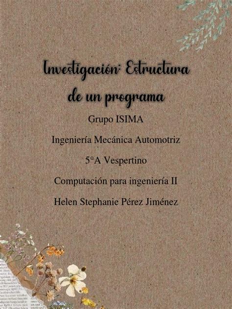 estructura de un programa helen stephanie pérez jiménez pdf