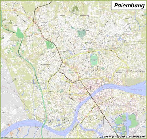 Palembang Map Indonesia Discover Palembang With Detailed Maps