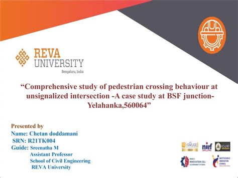 Pedestrian Crossing Behavior At The Roads Pptx