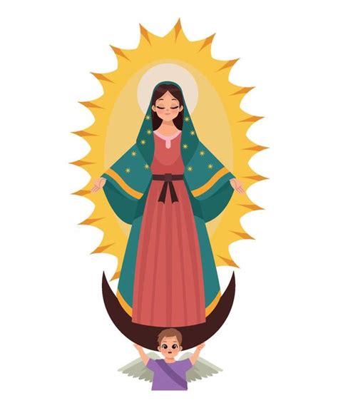 Virgen De Guadalupe Svg Para Descargar Gratis