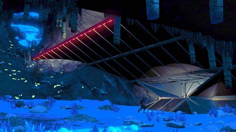 Remote Outpost Built Into Natural Cave On Frozen Planet R Nms Bases