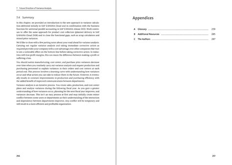 Production Variance Analysis In Sap S 4hana Book And By Sap Press