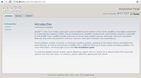 การติดตั้ง Phpbb บน Localhost แบบ Step By Step