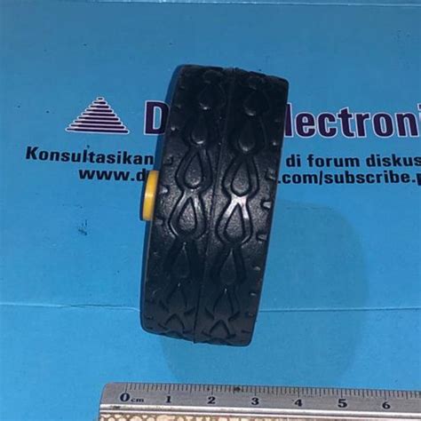 Jual Roda Robot Bo Robot Diameter 65 Mm Warna Kuning Kota Surabaya