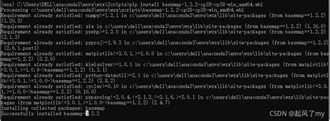 Python38版本安装basemap的方法 And Fix The Error Cannot Import Name ‘dedent