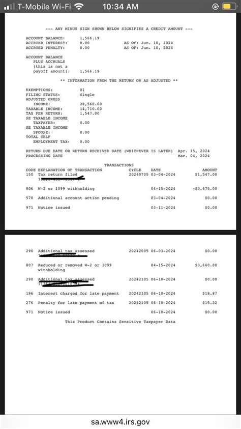 Update On My Transcript I Still Dont Understand It R Irs