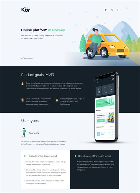 Edtech Mobile App Design I Online Driving School Behance