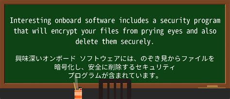 【英単語】encrypt A Fileを徹底解説！意味、使い方、例文、読み方 おもしろい英文法