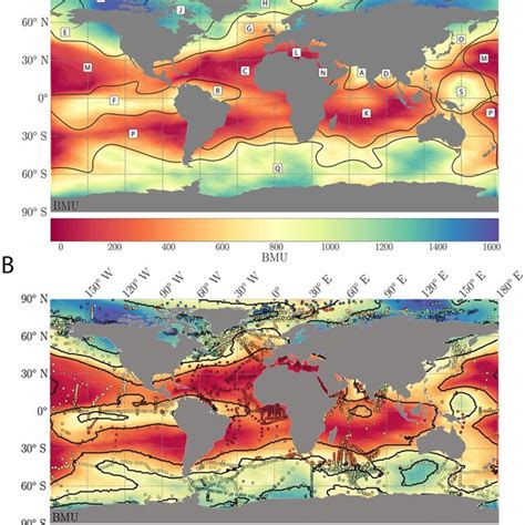 A Self‐organizing Map Som Output For The Global Ocean With Regions