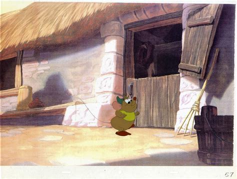 Original Production Cel Of Gus From Cinderella 1950