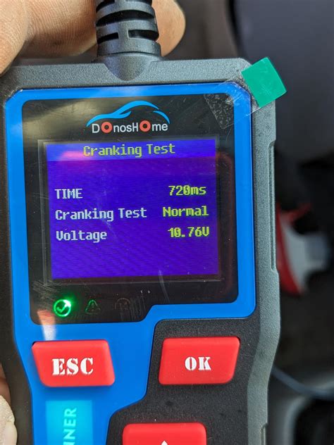 Mo Finance Handhelds OBD Scanner Diagnostic Engine Fault Code Reader Battery Level