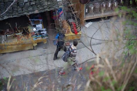 Premium Photo Two Pedestrians On Street