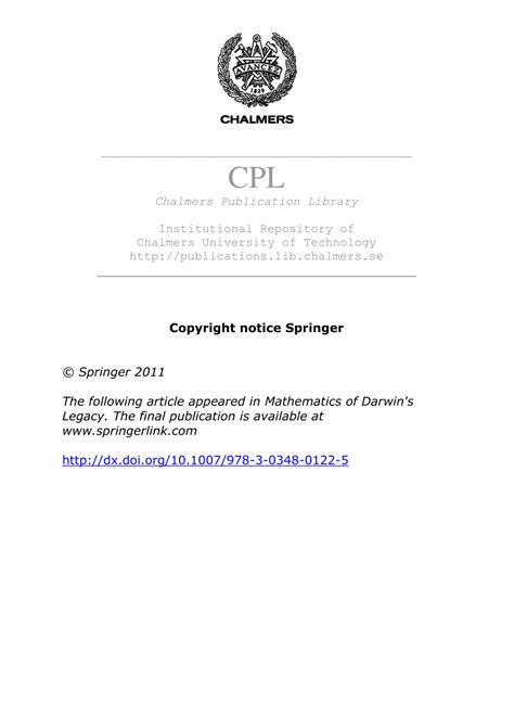 Pdf Extinction Persistence And Evolution