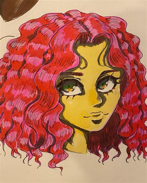 How To Draw Anime Girl Curly Hair