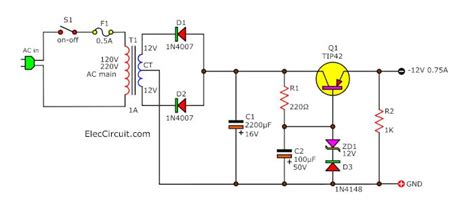 High Voltage Regulator Circuit Diagram