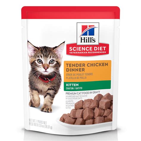 Hills Science Diet Kitten Alimento Húmedo En Pouch Para Gatitos