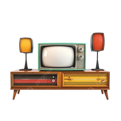 Televisor De Estilo Retro Png Dibujos Retro Televisión Caja Png