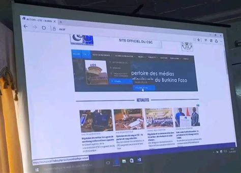Burkina Faso Cscbf Le Nouveau Site Web Du Conseil Supérieur De