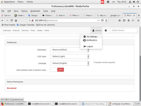 Can Not Login With User And Pass In Librenms Help Librenms Community