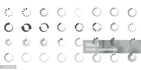 다운로드 기호 세트 로드 아이콘 세트 로드 시스템 데이터 로드 로딩 바 컴퓨터를 고정합니다 벡터 스톡 일러스트레이션 벡터 일러스트 레이 션 계기판 측정기에 대한 스톡 벡터