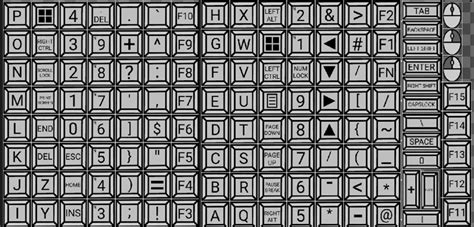 Keyboard Keys And Mouse Sprites By Johnfarmer