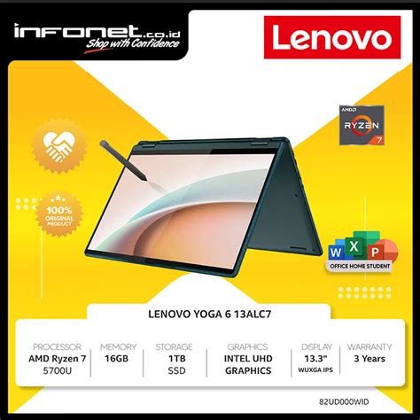 Jual Lenovo Yoga Alc Ryzen U Gb Tb Wuxga Touch W Ohs Di Seller Infonet