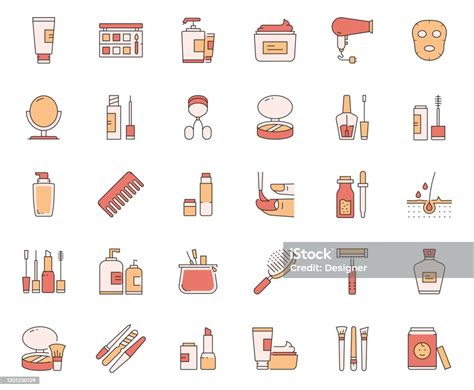 아름다움 관련 벡터 선 아이콘의 간단한 세트입니다 윤곽선 기호 컬렉션입니다 건강관리와 의술에 대한 스톡 벡터 아트 및 기타 이미지 건강관리와 의술 건강한 생활방식