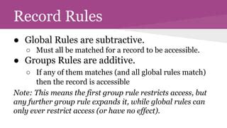 Odoo Acces Rights Groups PPT