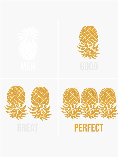 Upside Down Pineapple Bdsm Swinger Lifestyle Hotwife Sticker For Sale By Avlex Redbubble