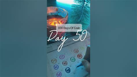 Day 5️⃣0️⃣ Of 1️⃣0️⃣0️⃣ Days Of Code Challenge 100daysofcode