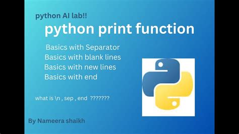 Python Print Function New Line N In Python Use Of Sep End How To Print Blank Line