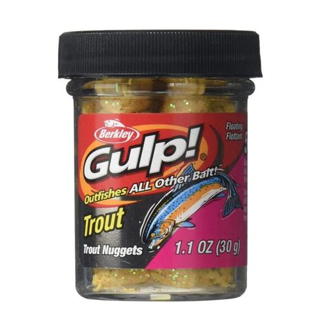 Berkley Gulp Powerbait Trout Nuggets Chunky Cheese