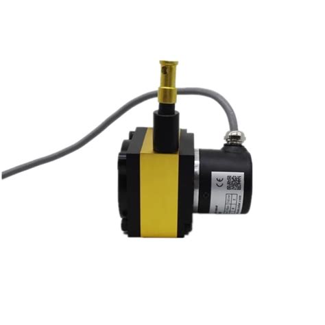 1000mm Range String Pull Wire Optical Encoder Sensor Built In Back Self With Indicator