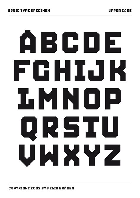 Typeface Squid FREE Behance