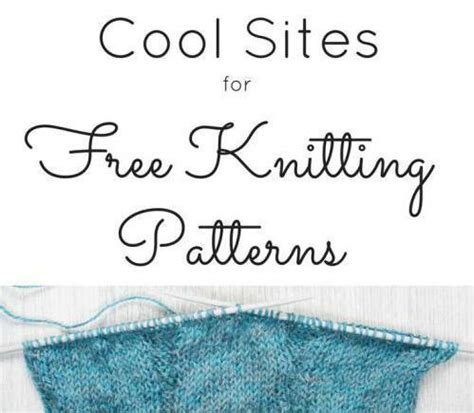 Best 13 20 Websites With Free Knitting Patterns Artofit