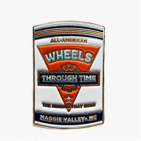 Oil Can Lapel Pin Wheels Through Time
