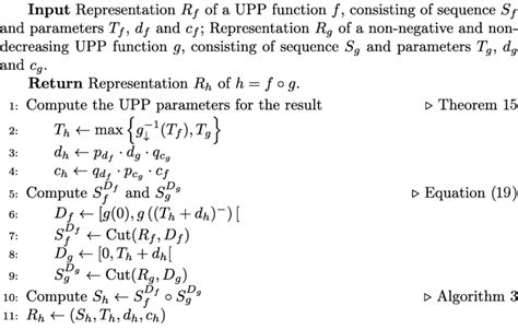 Pseudocode For Composition Of Upp Functions Download Scientific Diagram