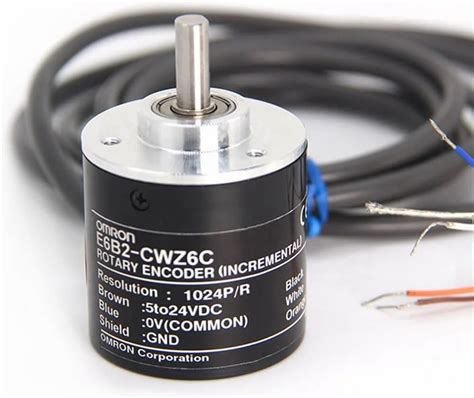 Black Omron E6B2 CWZ6C Rotary Encoder For Servo Motor At 15200 Piece In Gurugram