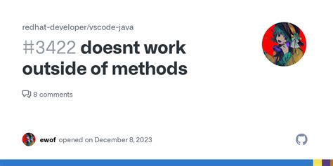 Doesnt Work Outside Of Methods · Issue 3422 · Redhat Developervscode