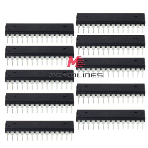 10x original atmega328p pu microcontrolle r w bootloader for arduino uno r3 ebay