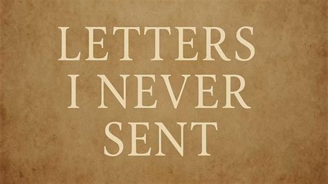 Letters I Never Sent Emotional Ai Ballad That Will Break Your Heart 💔