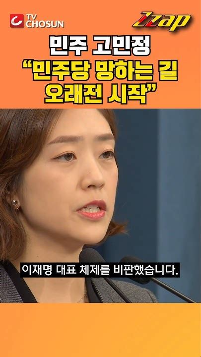 [빠른뉴스 쨉] 민주 고민정 민주당 망하는 길 오래전 시작“ Shorts Youtube
