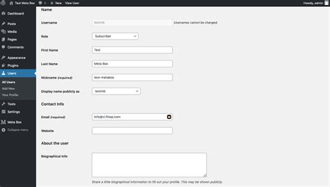 How To Create Your Wordpress Custom User Profile Page In Frontend By Janessa Tran Meta Box