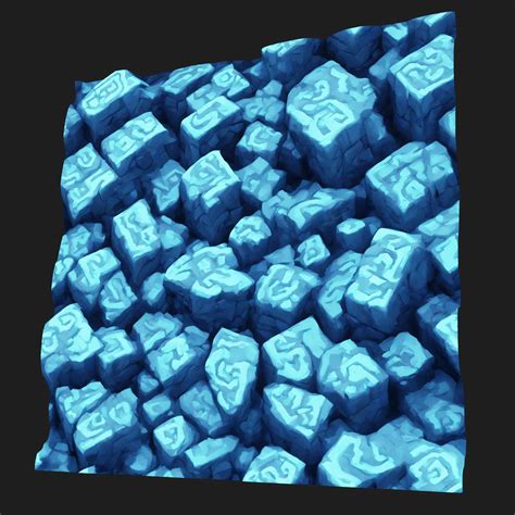 Stylized Rune Seamless Texture Flippednormals