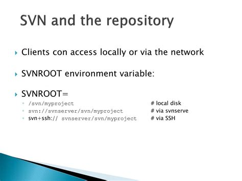 PPT Subversion SVN PowerPoint Presentation Free Download ID 3378870