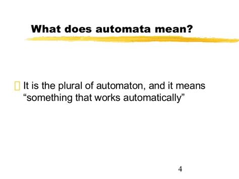 Theory Of Automata