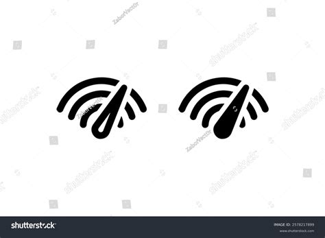Weak Signal Icon Outline Solid Styles Stock Vector Royalty Free 2578217899 Shutterstock
