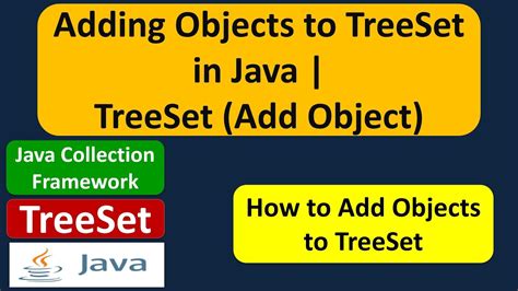 How To Add Objects To Treeset Treeset Add Object Youtube